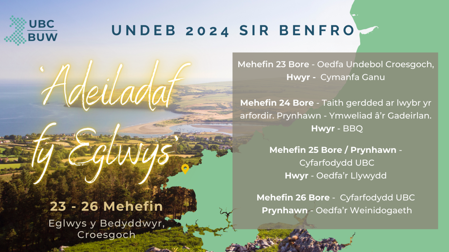 Undeb 2024 Sir Benfro - The Baptist Union of Wales